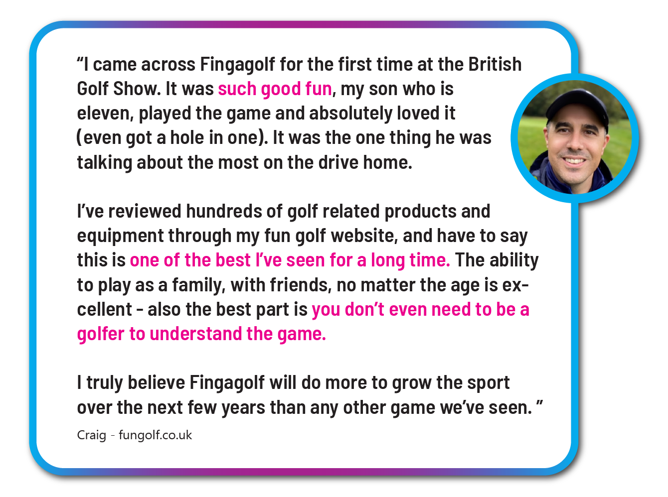 Fingagolf – Like Golf. With Your Finger.